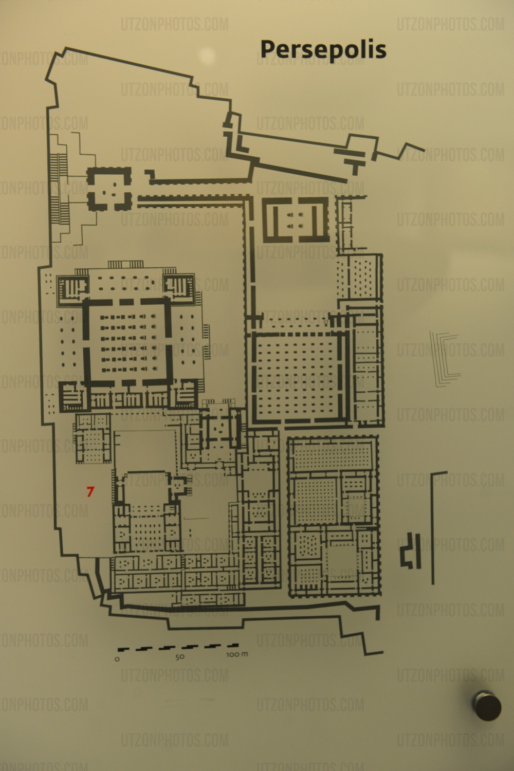 Palace Of Persepolis Plan